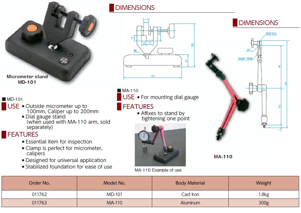 Ichiban Precision Sdn Bhd - SK - SK MICROMETER STAND & ARM Ichiban Precision Sdn Bhd - SK - SK MICROMETER STAND & ARM